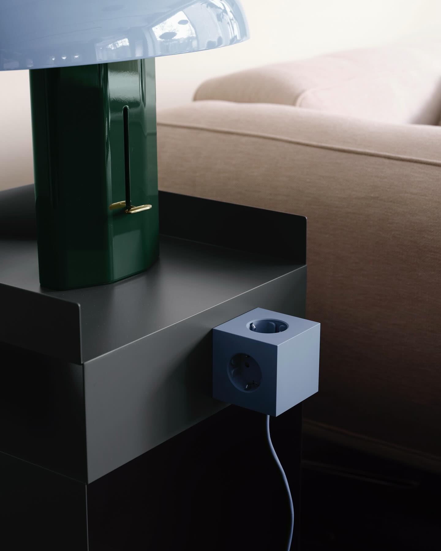 Square 2 USB-C (30W) Outlet Extender in Stockholm Black with Dual USB ...